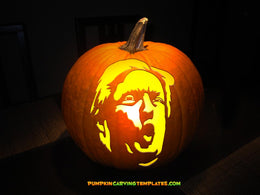 PRESIDENT TRUMP PUMPKIN CARVING TEMPLATE DIGITAL DOWNLOAD ...