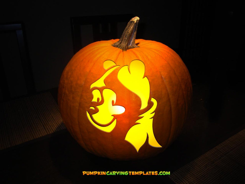 Bear PUMPKIN CARVING TEMPLATE DIGITAL STENCIL DOWNLOAD ...